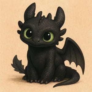 A Cute Toothless Remix 3D Printing - 3D Print Figurine (STL File ...
