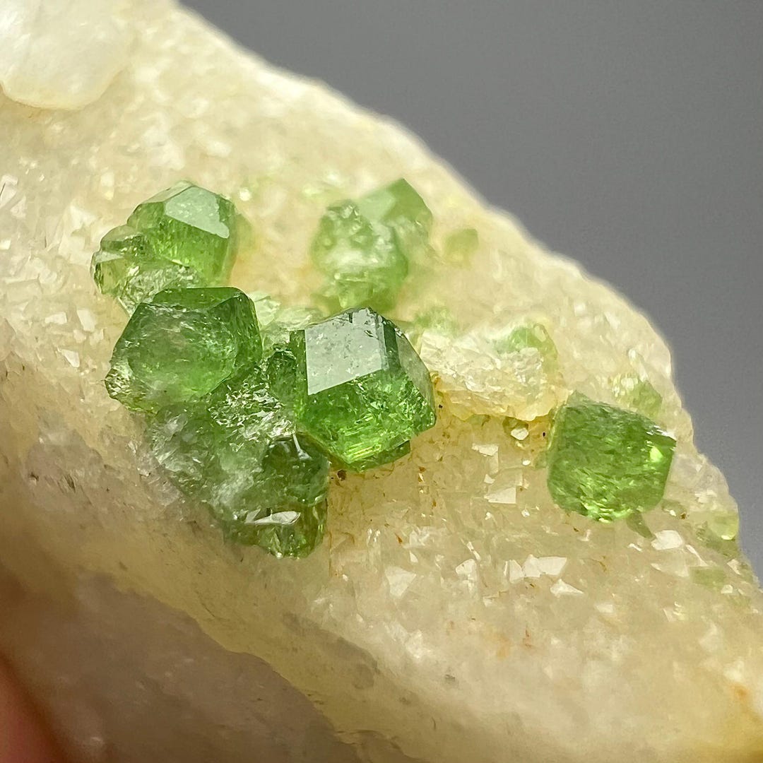 53 Carat Chrome Dravite Tourmaline Crystal Bunch on Matrix Collector ...