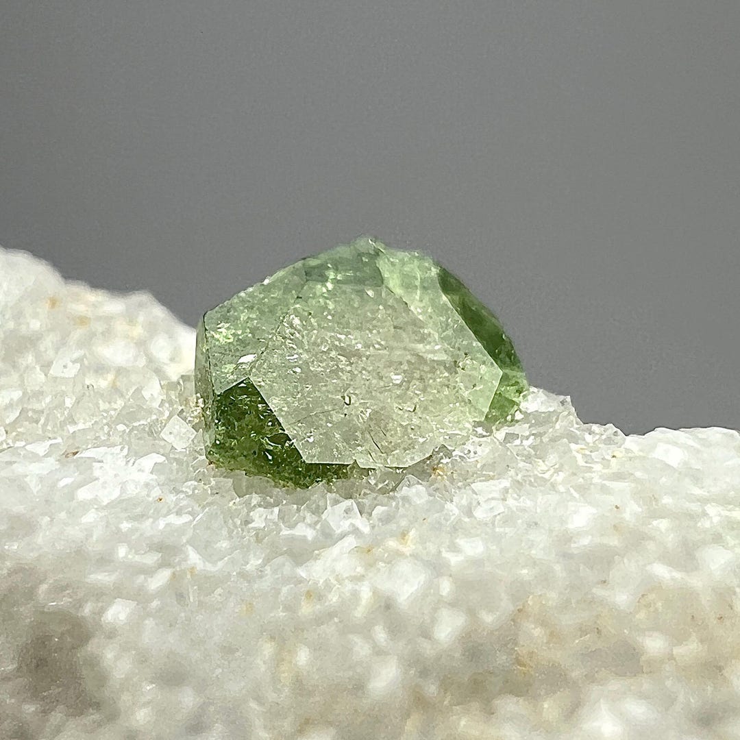 30 Carat Chrome Dravite Tourmaline Crystal on Matrix Green Collector ...