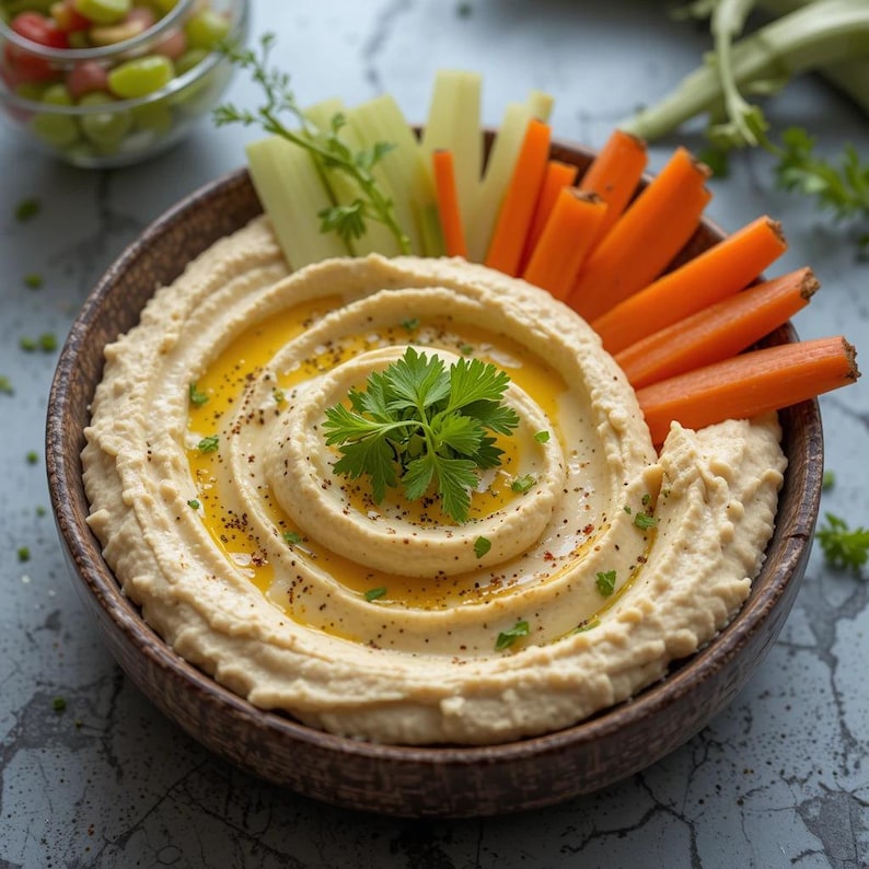 Super Creamy Hummus – the Ultimate Smooth & Flavorful Dip! - Etsy