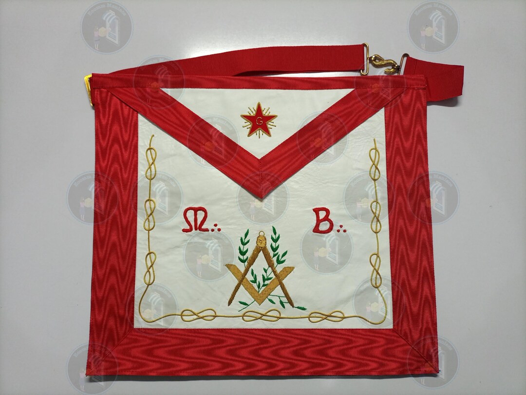 Hand Embroidered Masonic Apron: Scottish Rite Master Mason Regalia - Etsy