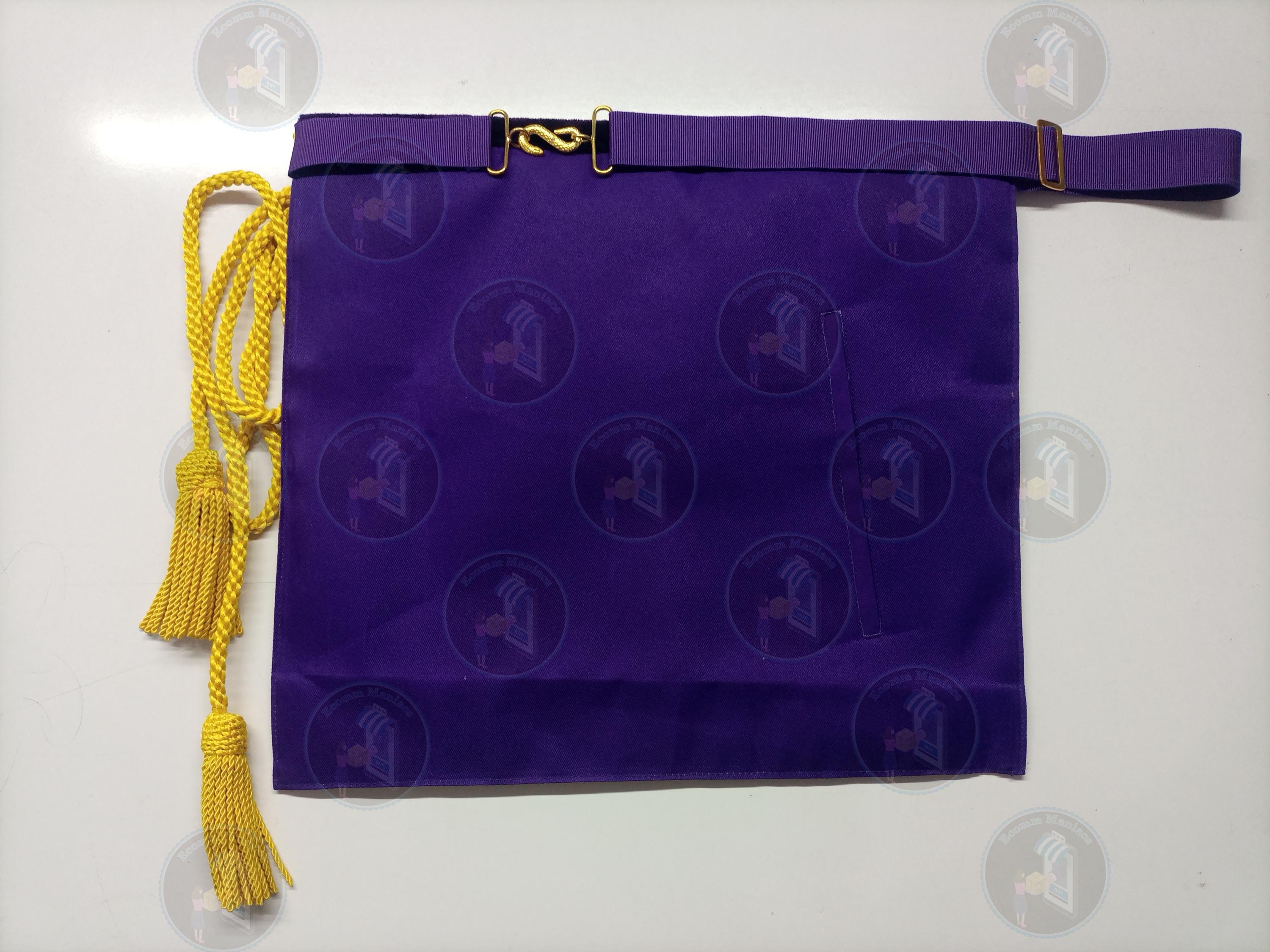 Masonic Regalia OES Worthy Patron/matron Velvet Apron With Cord ...