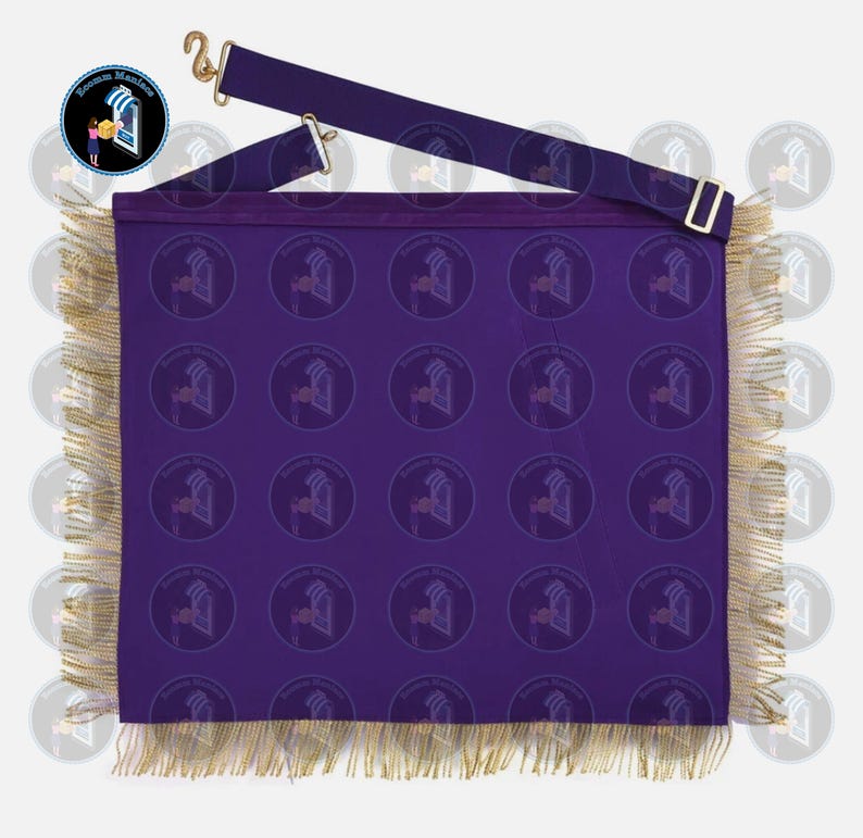 Masonic Regalia Grand Master Apron 14x16 With Chain Collar Cuffs ...