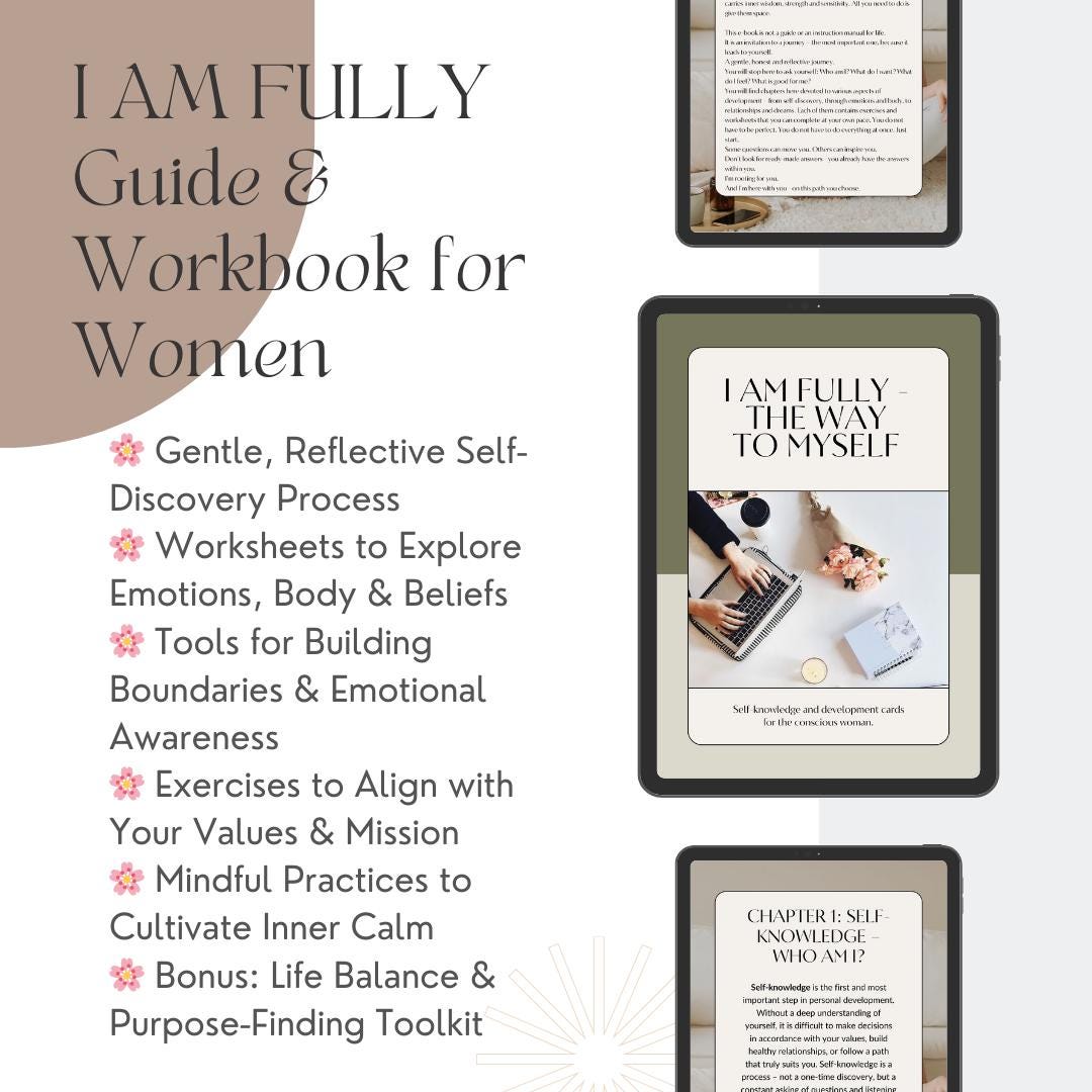 I AM FULLY Self-care | Workbooks - Self-love, Mindfulness, Feminine ...