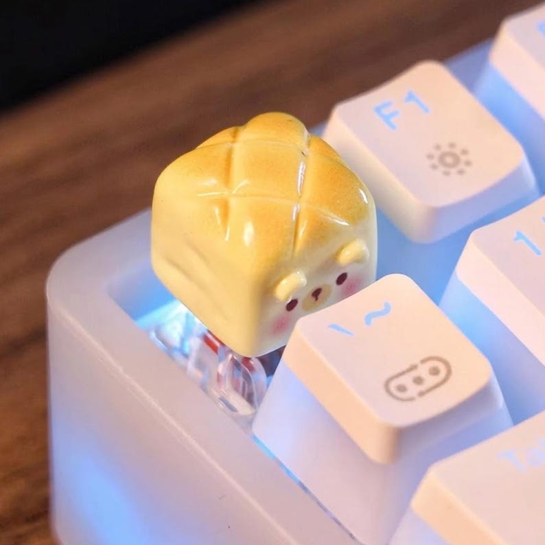 Handmade Kawaii Bakery Artisan Keycap: Dessert Keyboard Decor - Etsy