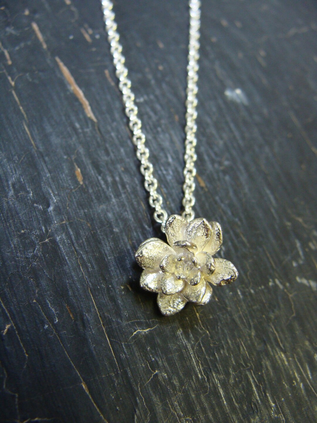 Miniature Flower Rosette Necklace Flower Necklace Nature Organic ...