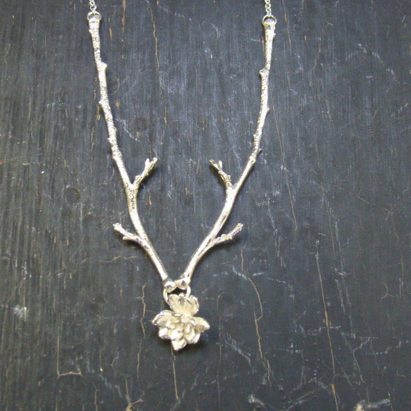 Tree Branch Necklace - Etsy
