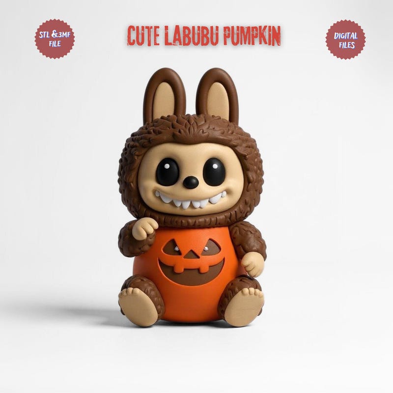 Labubu Pumpkin Outfit Stl - Etsy Canada