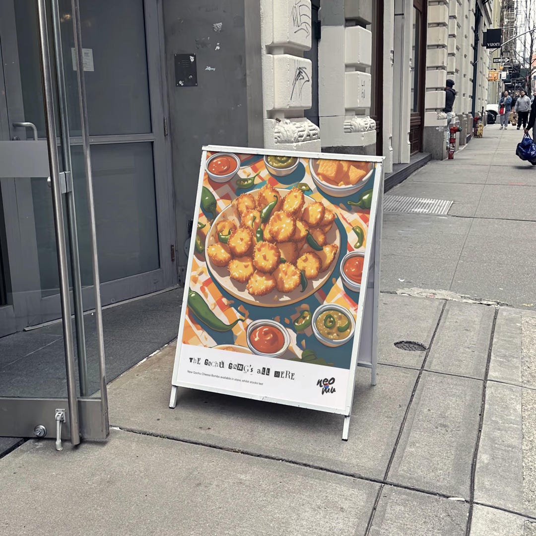 Poster Design | Korean Chicken Shop | Figma Template - Etsy