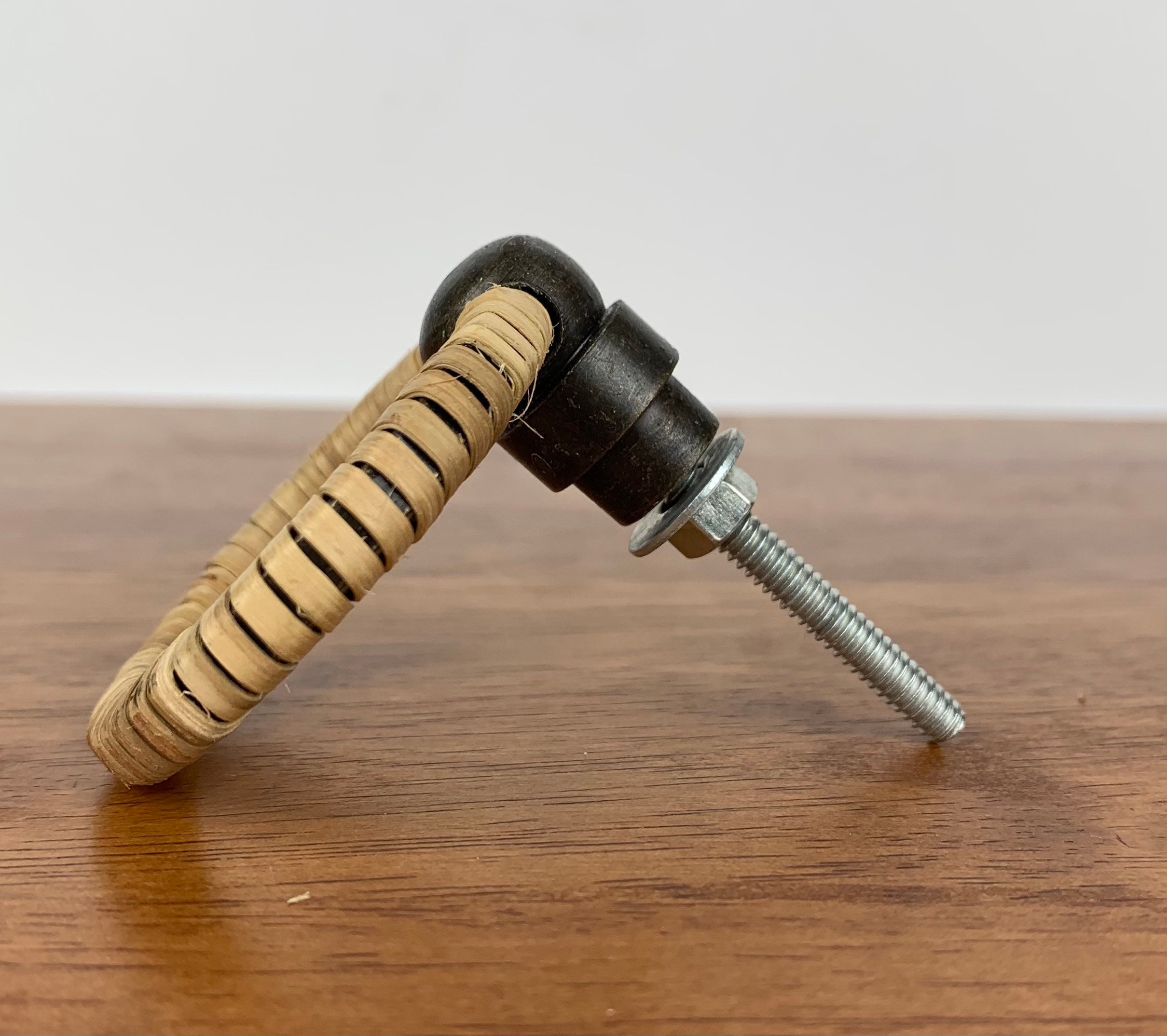 Metal Ring Drawer Pull With Wrapped Twine Metal Ring Pull - Etsy