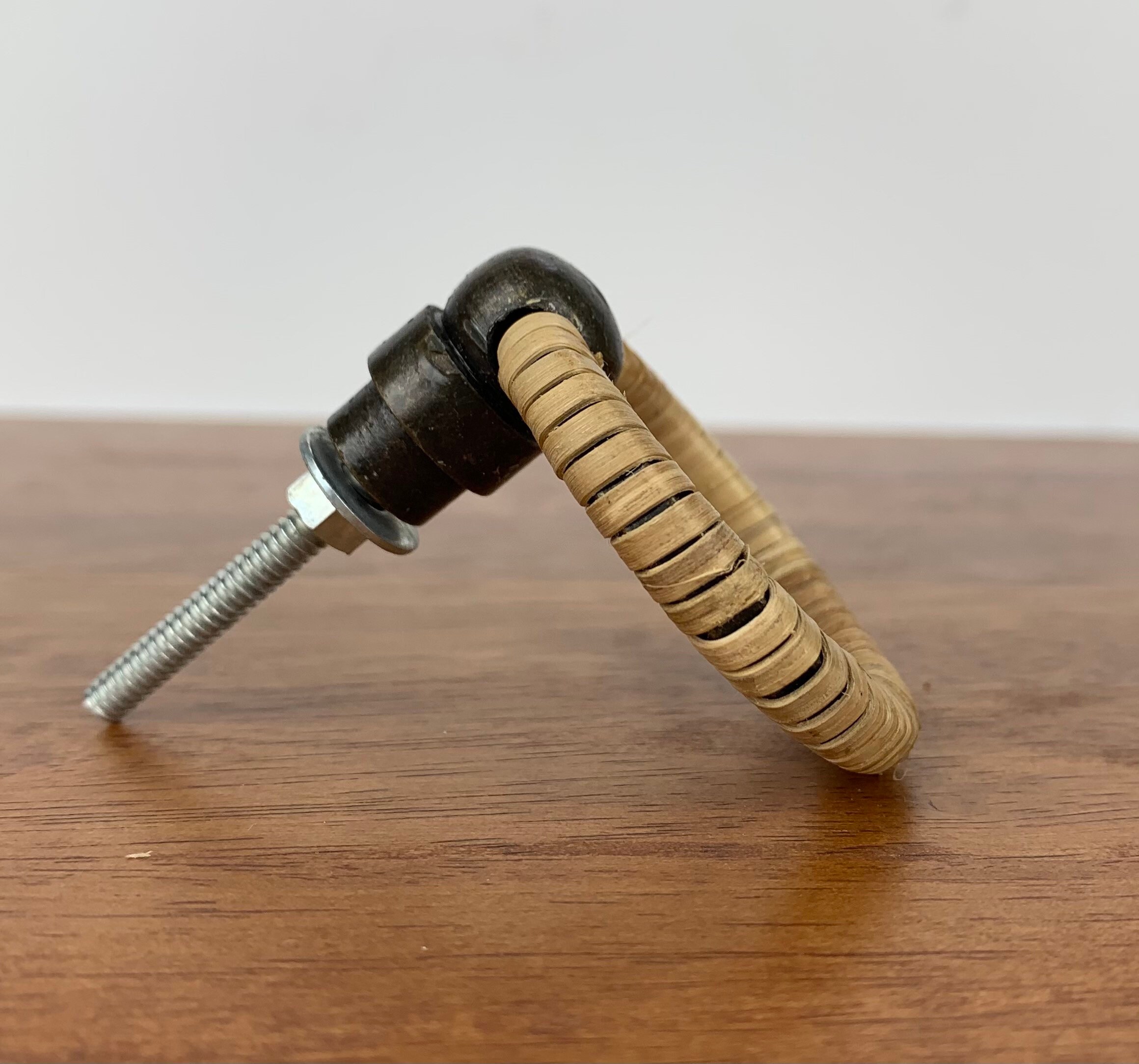 Metal Ring Drawer Pull With Wrapped Twine Metal Ring Pull - Etsy