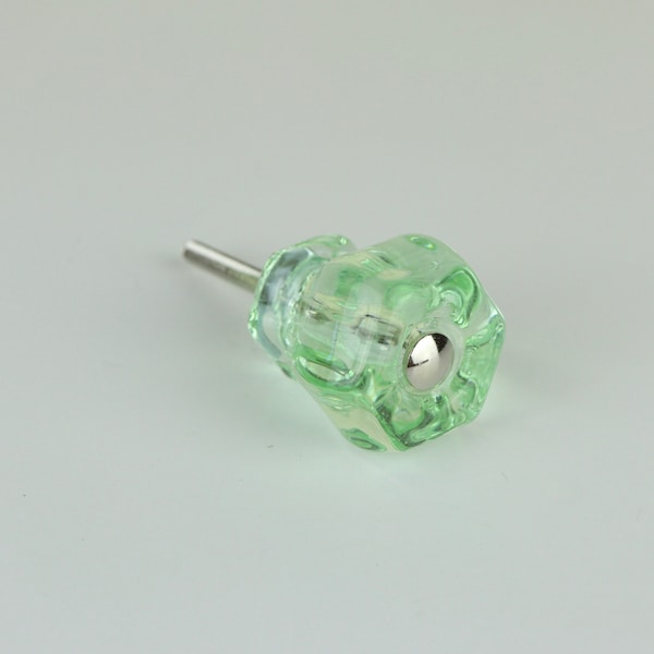 Depression Glass Cabinet Knobs - Etsy