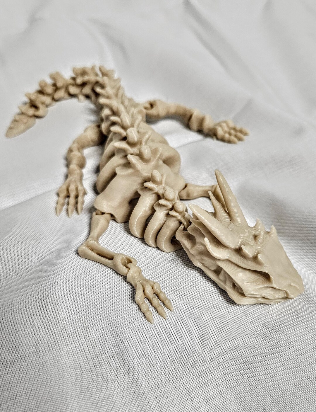 Articulated Skeleton Dragon 3dprinted - Etsy
