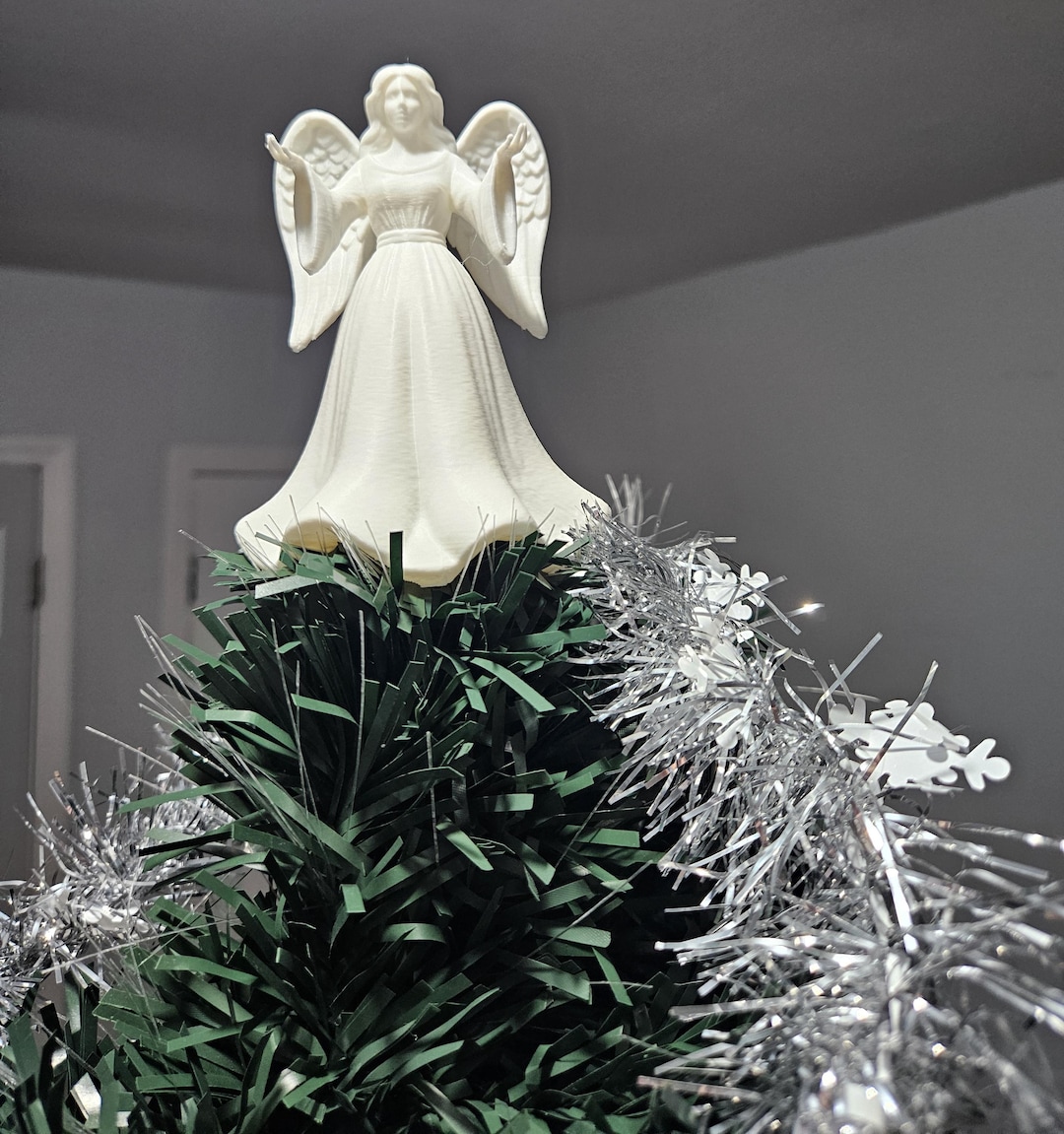 Angel Christmas Tree Topper 3d Printed New Design - Etsy