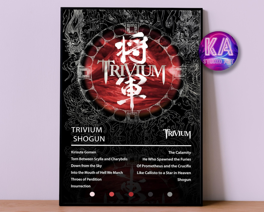 Trivium Poster | Shogun Poster | Album Poster Prints | Wall Decor ...