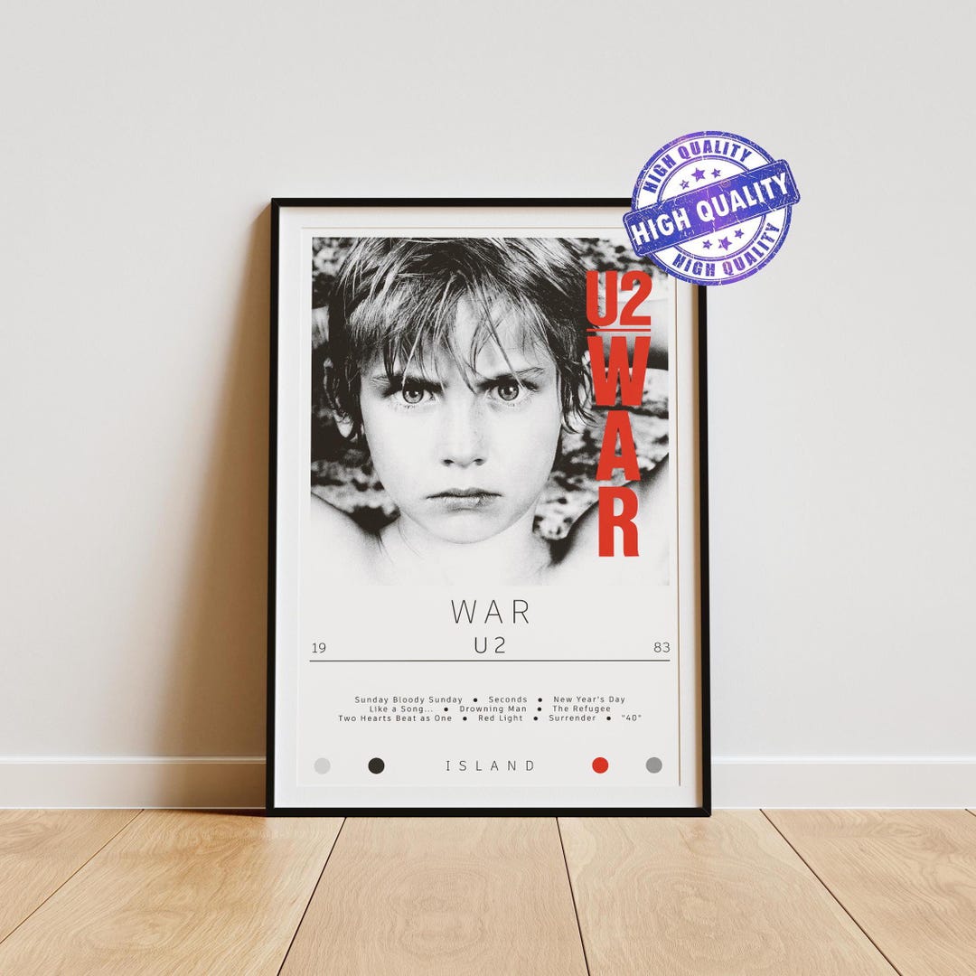 U2 Poster | War Poster | Album Poster Prints | Wall Decor Posters ...