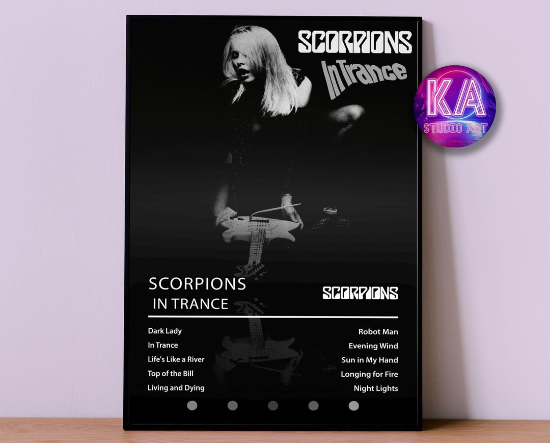 Scorpions Poster | in Trance Poster | Album Poster Prints | Wall Decor ...