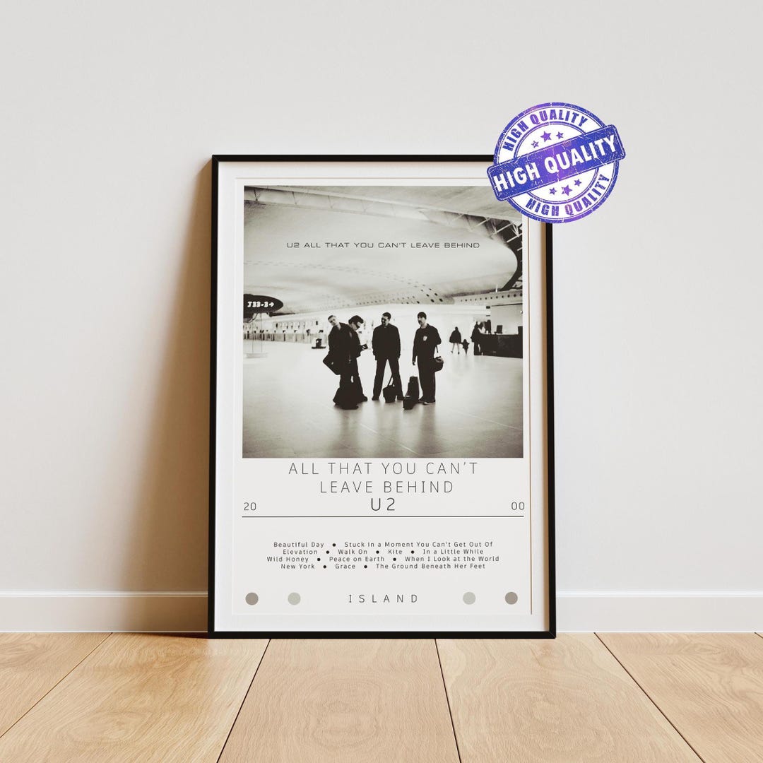 U2 Poster | All That You Can't Leave Behind Poster | Album Poster ...
