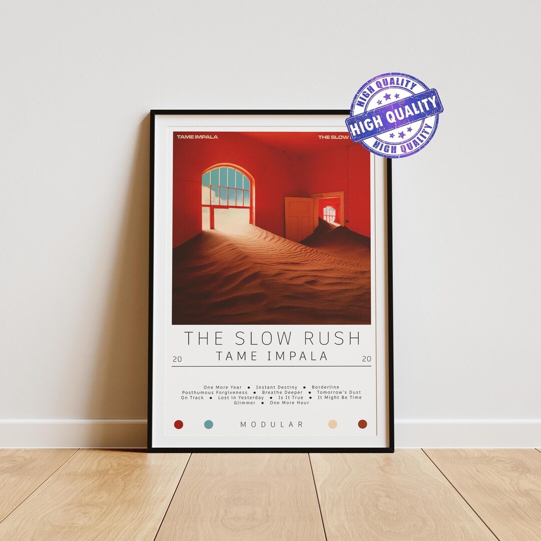 Tame Impala Poster | the Slow Rush Poster | Album Poster Prints | Wall ...