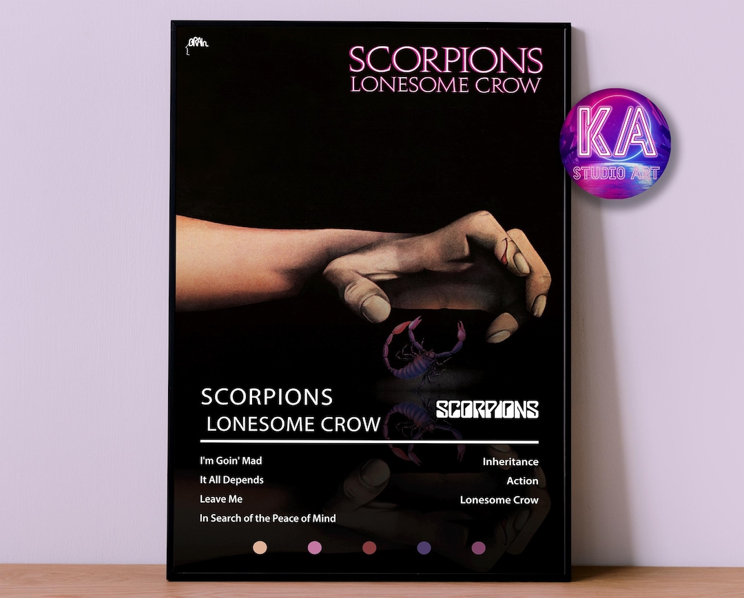 Scorpions Poster | Lonesome Crow Poster | Album Poster Prints | Wall ...