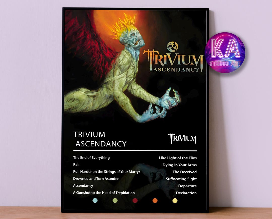 Trivium Poster | Ascendancy Poster | Album Poster Prints | Wall Decor ...
