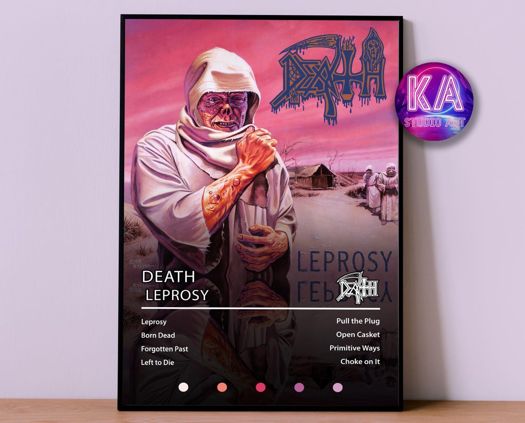 Death Poster Leprosy Poster Album Poster Prints Wall Decor Posters ...