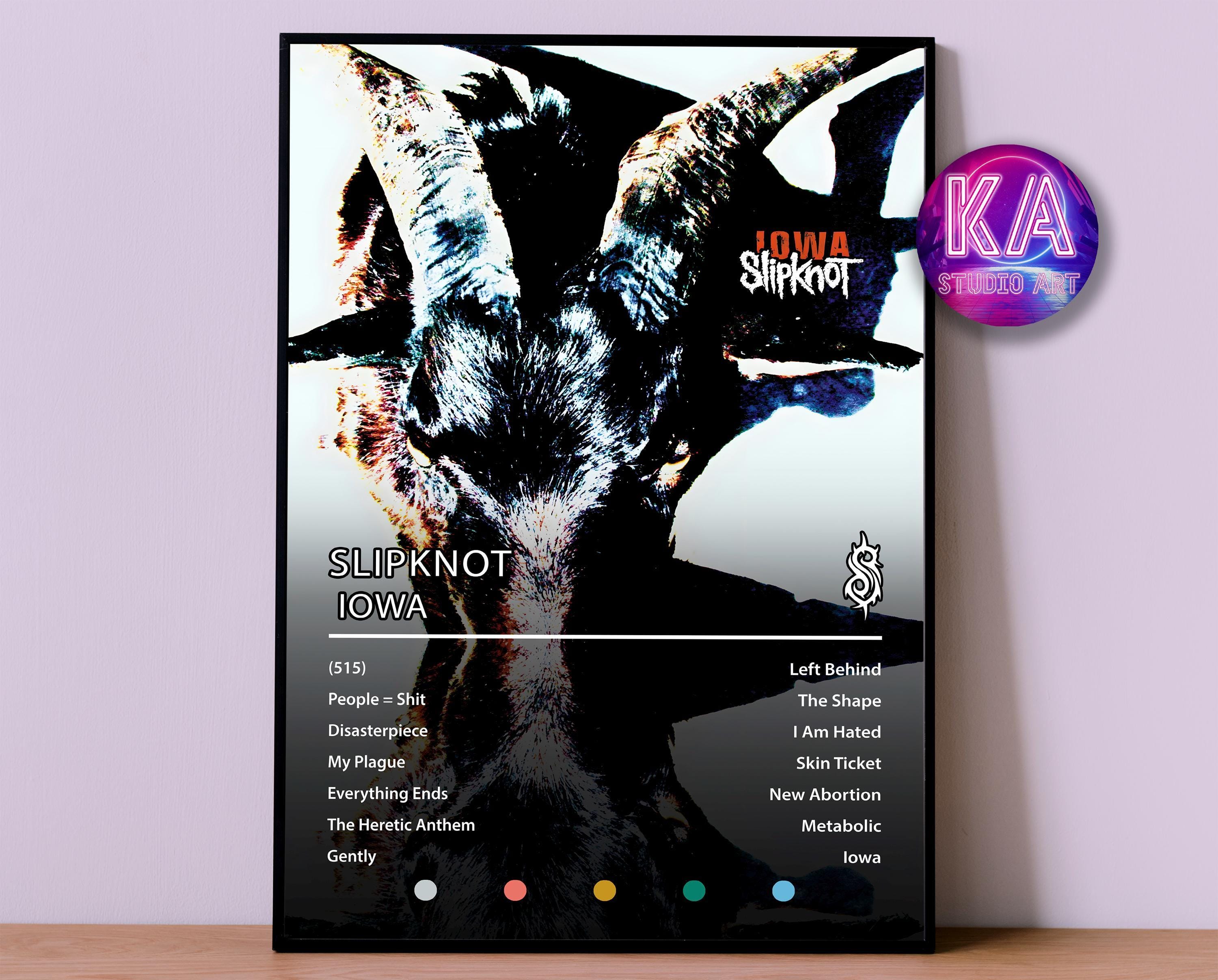 Slipknot Poster | Iowa Poster | Album Poster Prints | Wall Decor ...