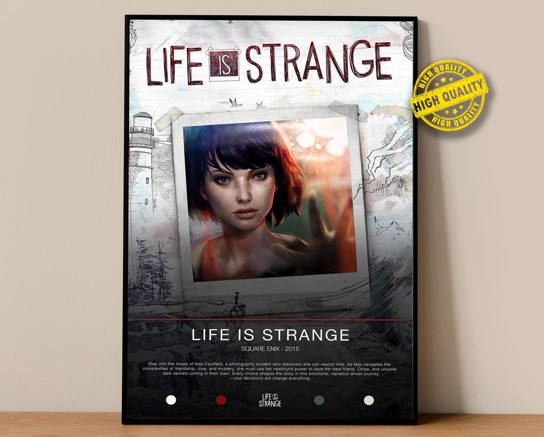 Life is Strange Poster | Gaming Poster | Video Game Prints | Wall Decor ...
