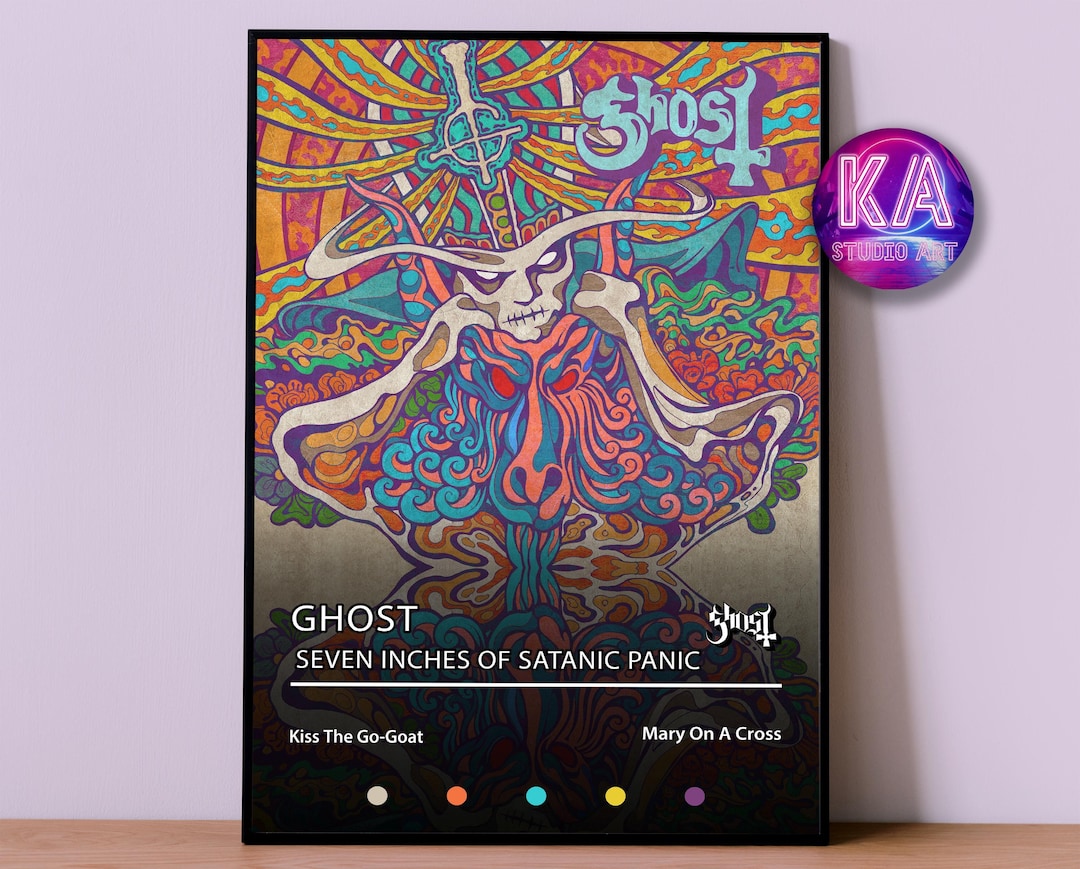 Ghost B.C. Poster | Seven Inches of Satanic Panic Poster | Album Poster ...