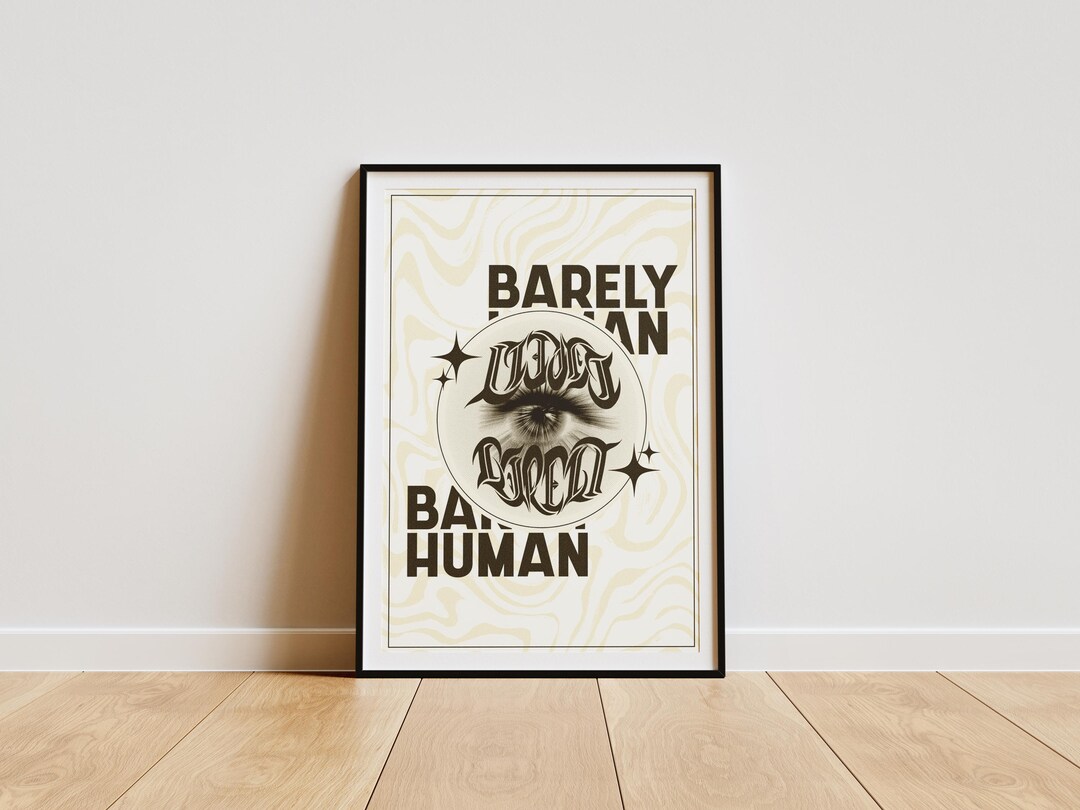 "barely Human" Poster – Mystical and Avant-garde Art, Wall and Digital ...