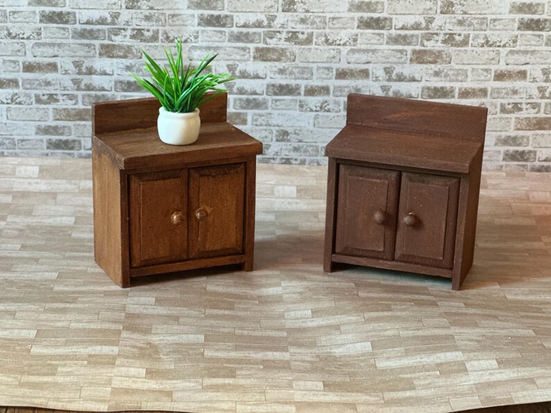 Miniature Wood Cabinet With Doors - Etsy