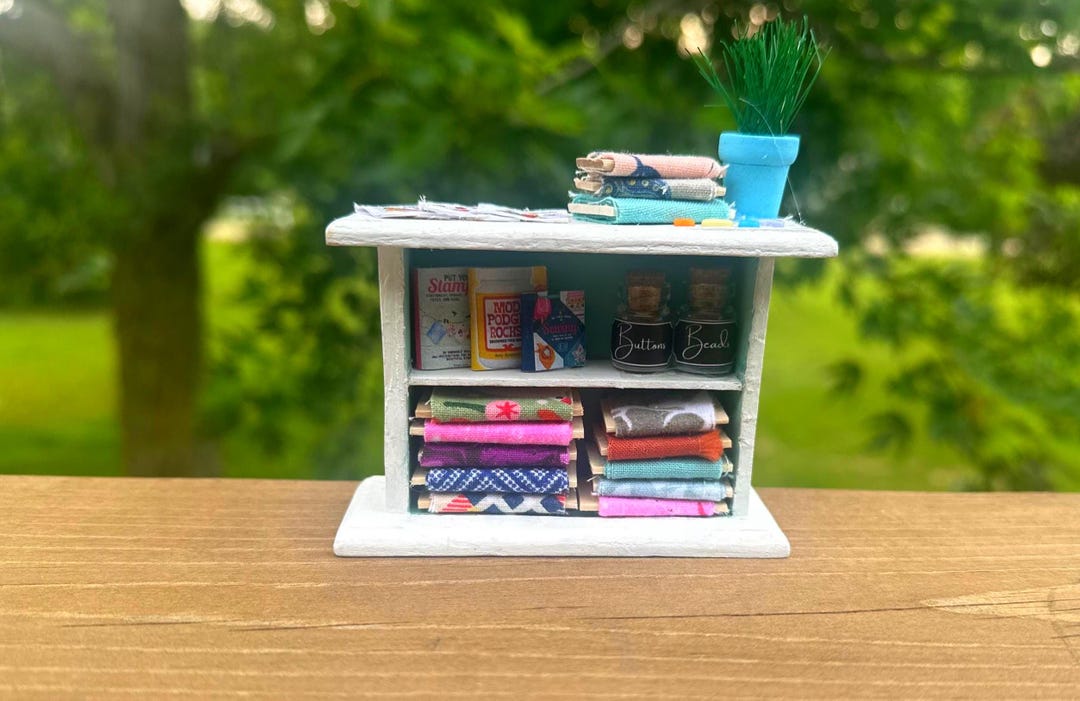 Miniature Crafting Shelf - Etsy