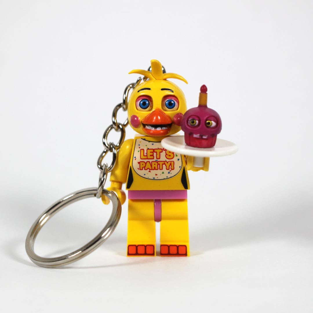 Fnaf Keychain | Toy Chica | Lego Compatible | Five Nights at Freddy's ...
