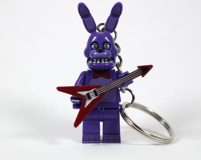 Fnaf Keychain | Bonnie | Lego Compatible | Five Nights at Freddy's - Etsy