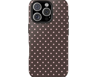 Polka Dot Phone Case - Stylish Magnetic Tough Cases for Iphone, Cute ...