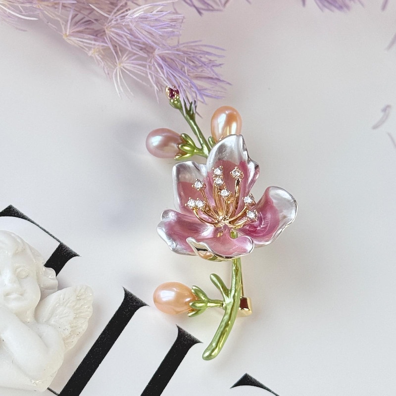 Flower Brooch - Etsy