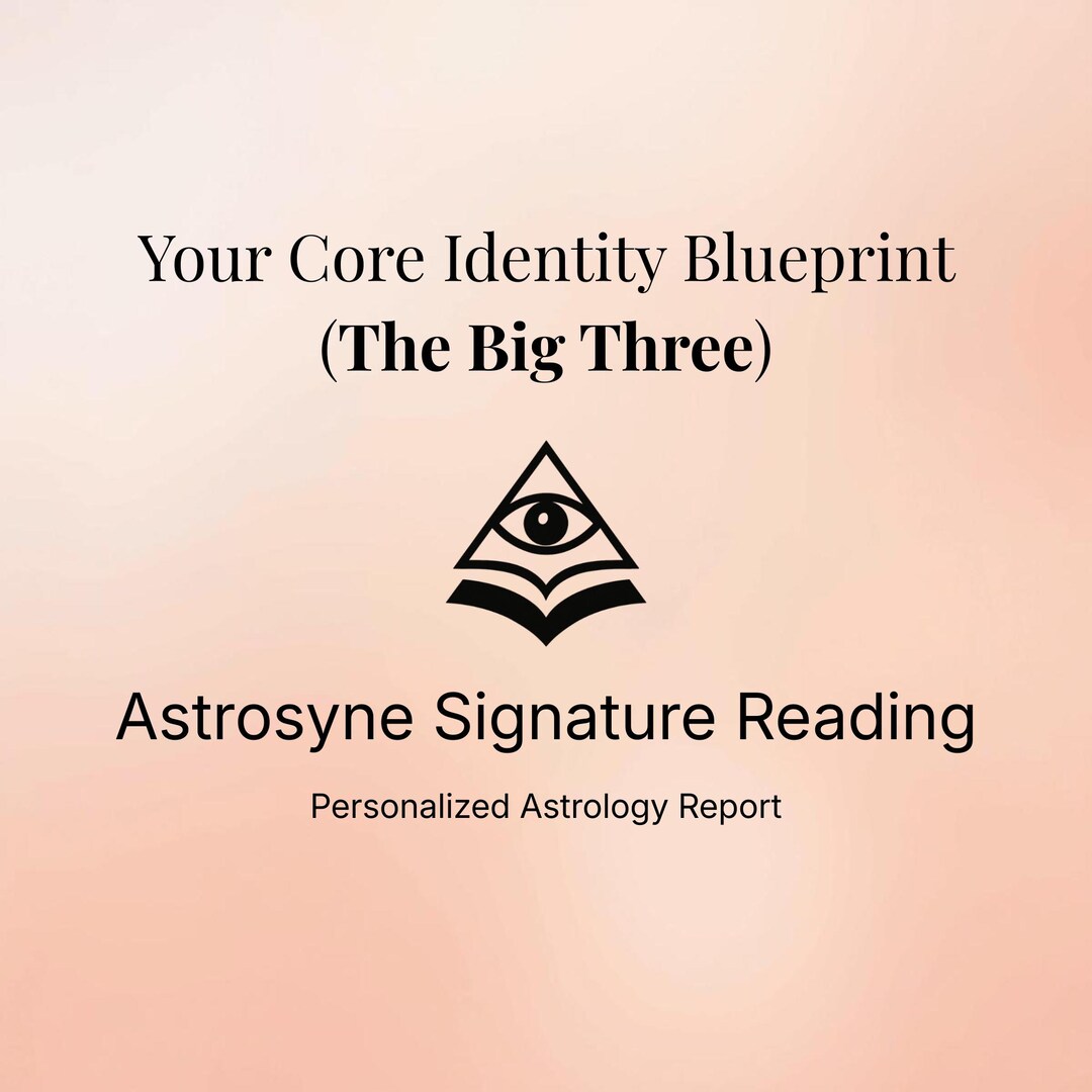 Core Identity Natal Chart Reading, Astrosyne Signature Astrology ...