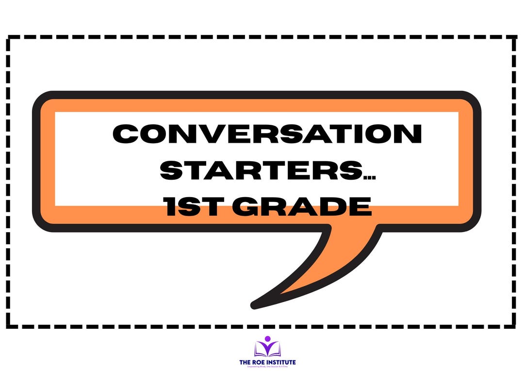 Summer Conversation Cards for 1st Grade – Printable Background ...
