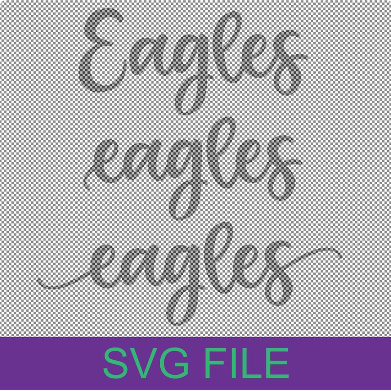 Eagles Font Svg - Etsy