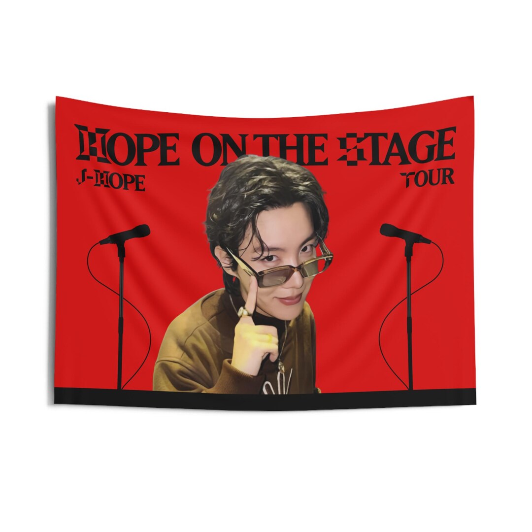 Jhope Visuals Hope on the Stage Concert Banner, Jhope Kpop Banner ...