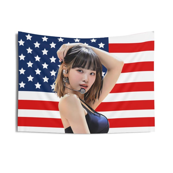 Le Sserafim Chaewon American Flag - Etsy