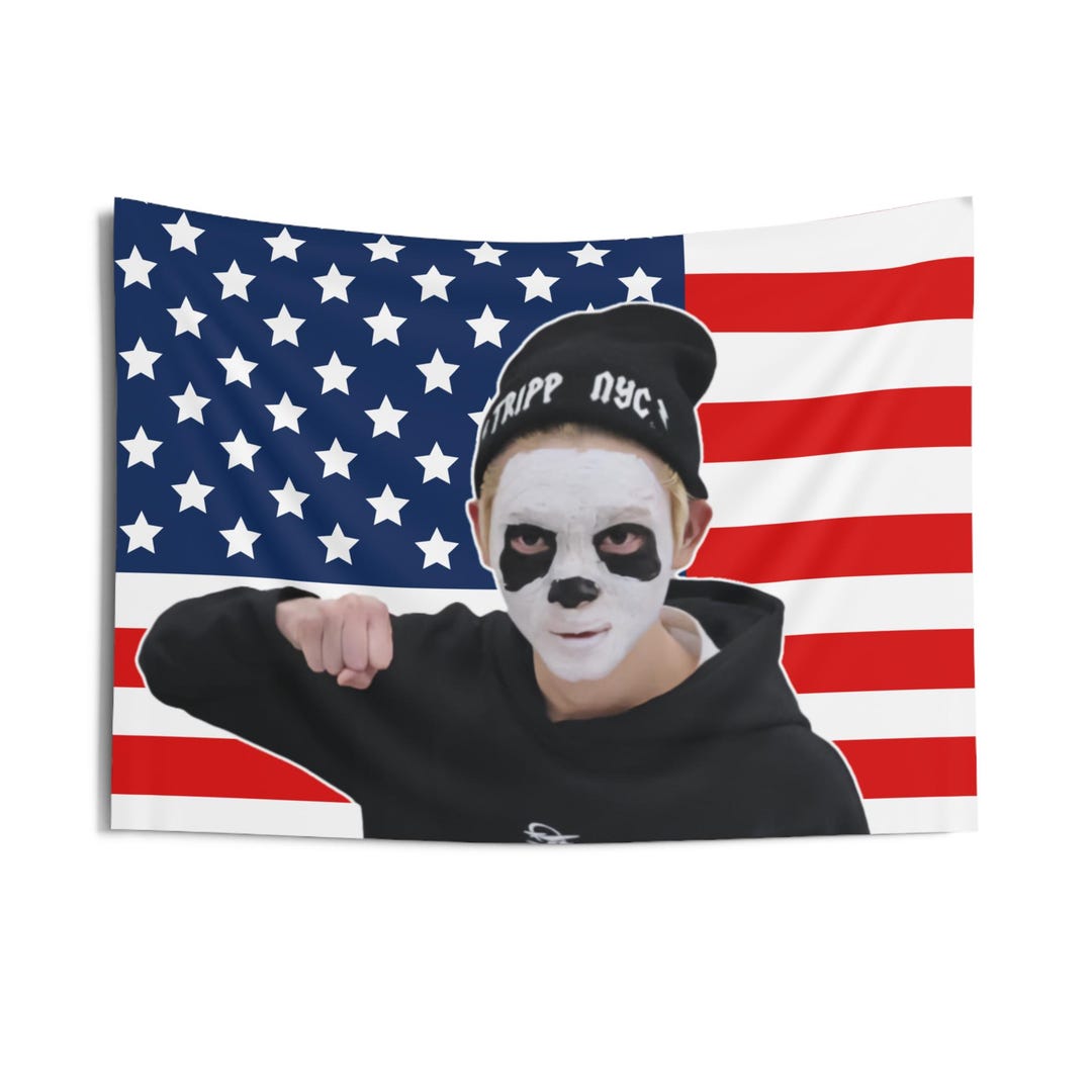 Soobin Panda American Flag, Txt Concert Banner, Txt Kpop Flag, Txt ...