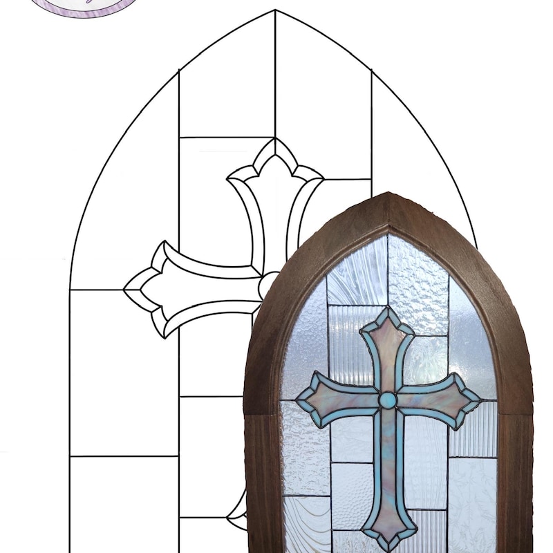Stained Glass Cross - Etsy