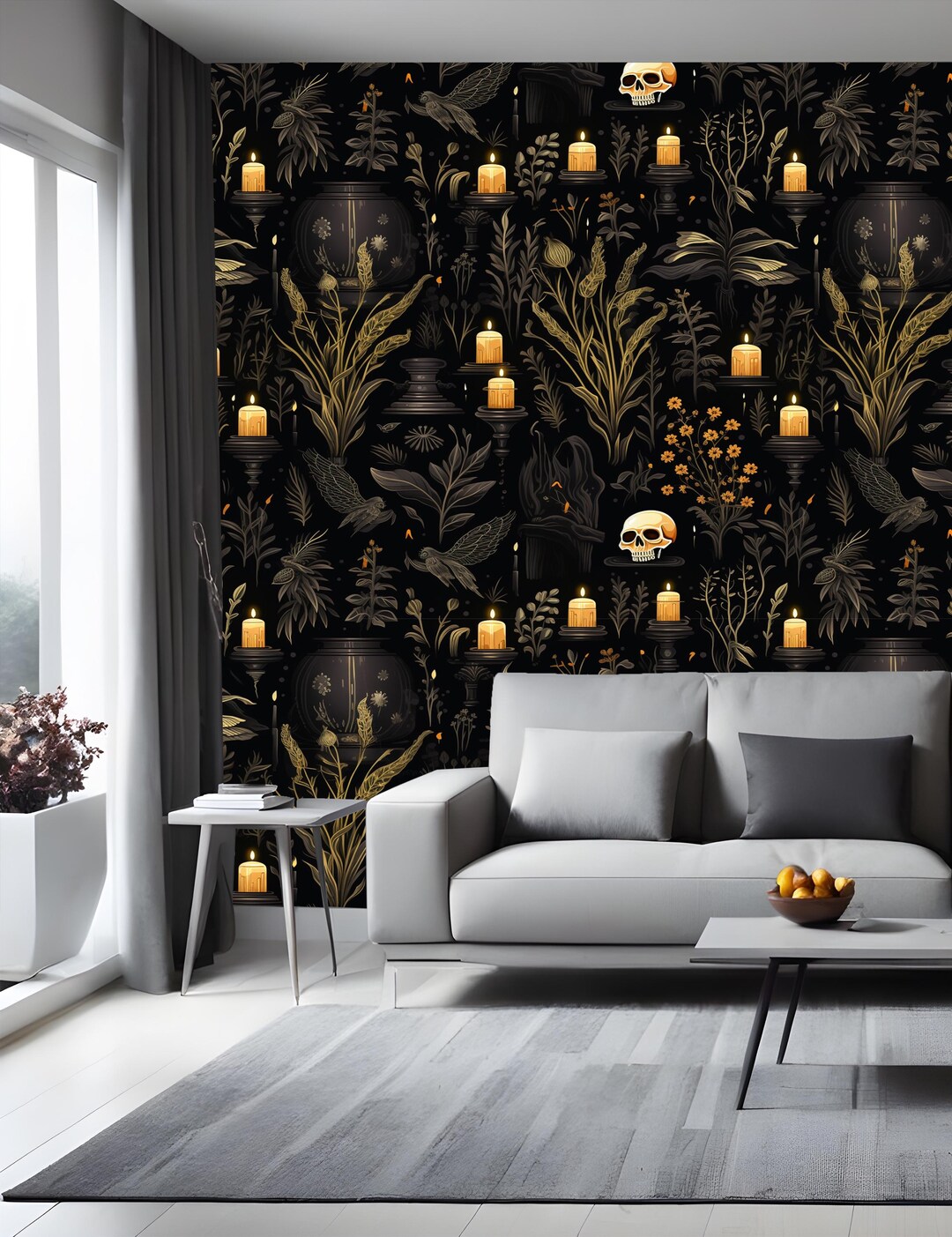 Gothic Peel And Stick Wallpaper