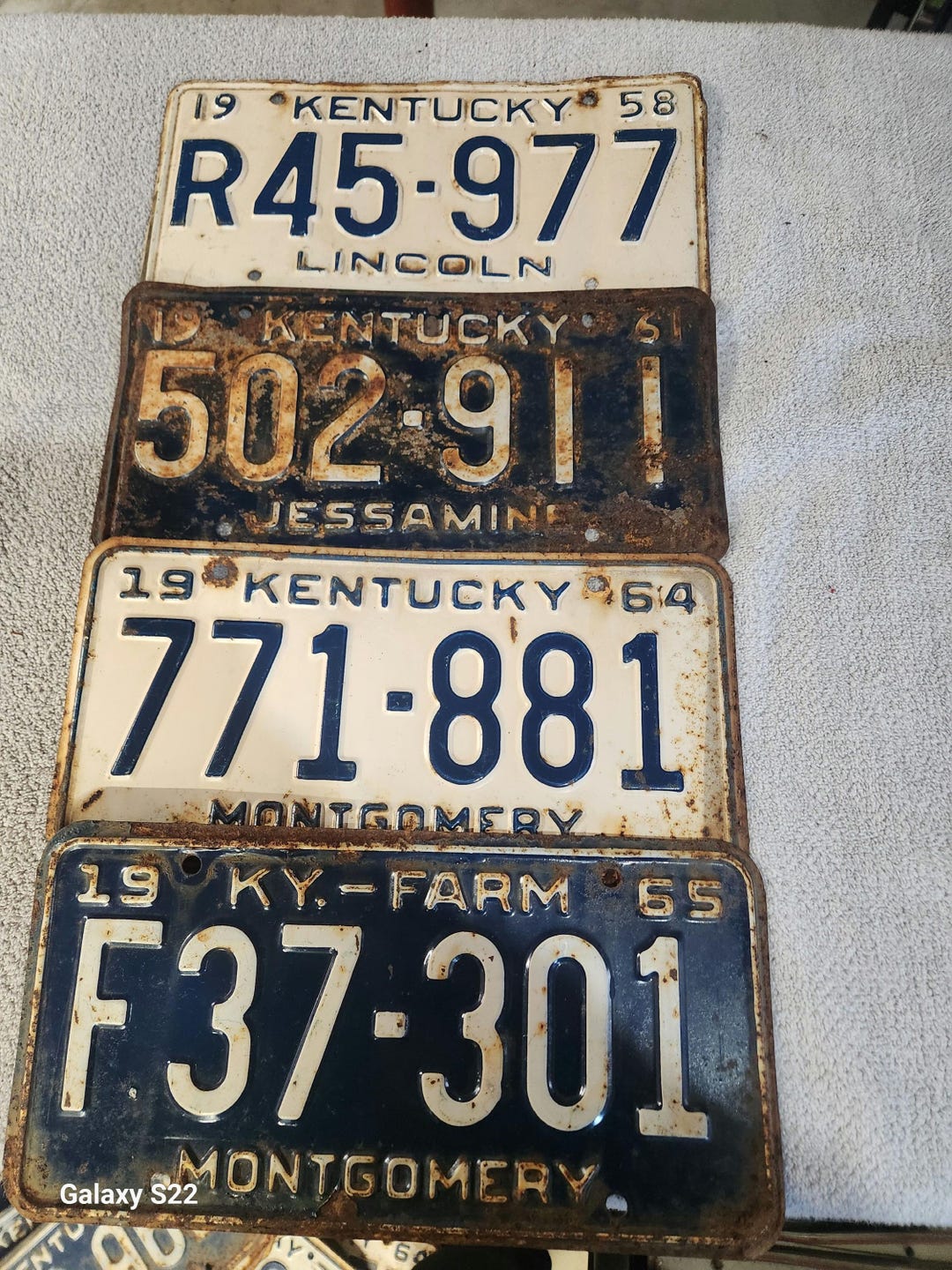 Vintage Kentucky License Plates Choose Between 1958-1968 - Etsy