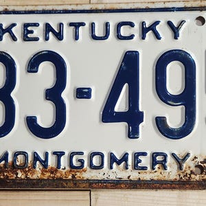 1972 Vintage Kentucky License Plates Your Choice - Etsy