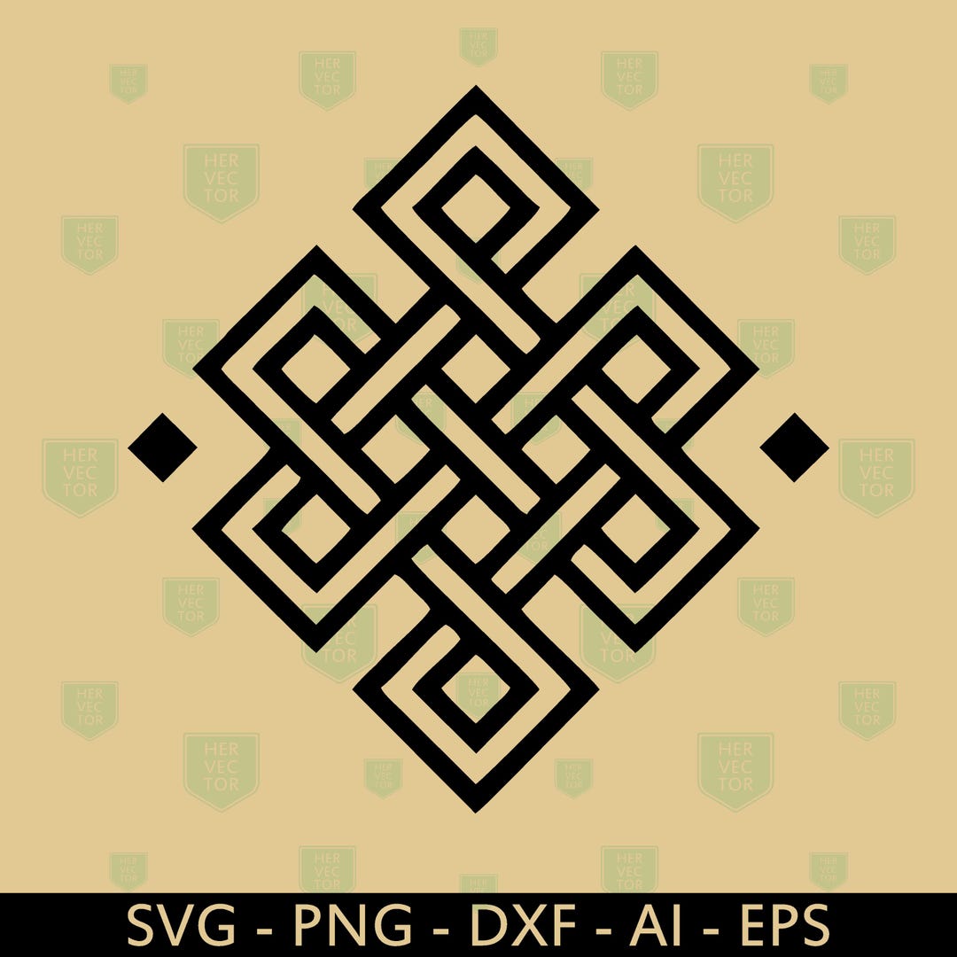 Endless Knot SVG, Eternal Knot Svg, Endless Knot Vector, Endless Knot ...