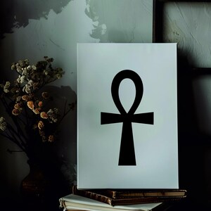 Ankh Symbol Svg, Egyptian Ankh Cross Svg, Ancient Egyptian Symbol, Clip ...