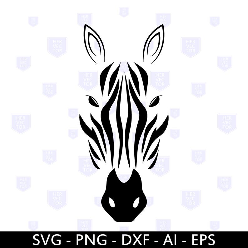 Zebra Svg, Zebra Head Design, Zebra Vector, Zebra Png, Zebra Dxf ...