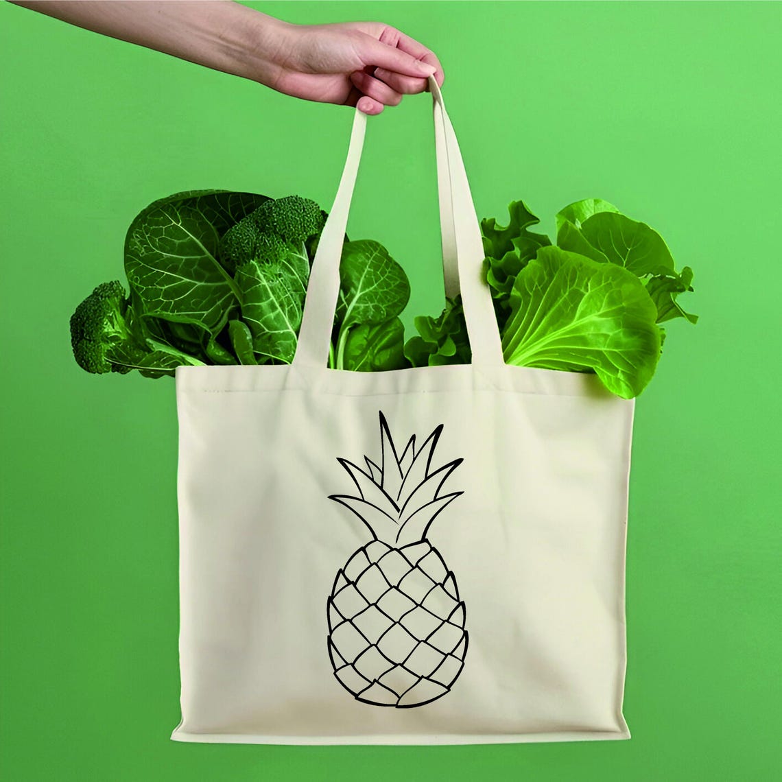 Pineapple SVG, Pineapple Split Monogram Svg, Pineapple PNG, Pineapple ...